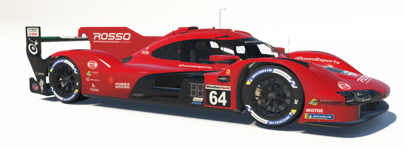 Rosso e-Sports | Porsche 963 GTP by Danilo Vaz - Trading Paints