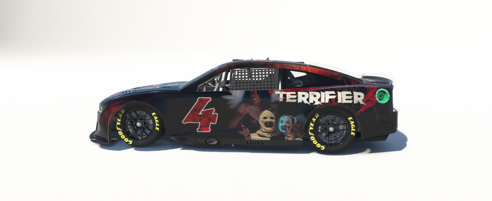 Terrifier sim stamp no number by Patrick Mitrevics - Trading Paints