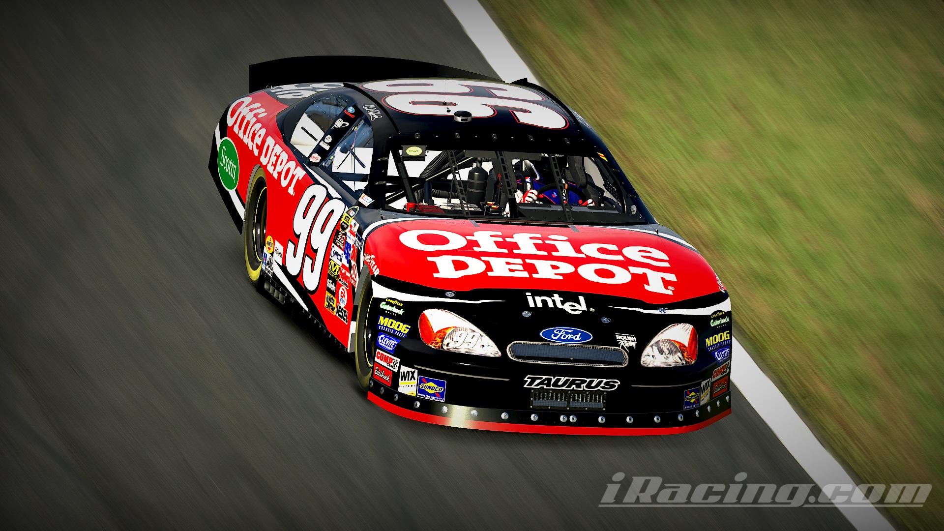 #99 Carl Edwards 2005 Office Depot Ford Taurus Sim Stamped Number by ...