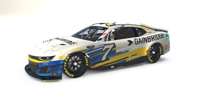 Justin Haley #7 Gainbridge 2025 Concept by Lukas Lewis - Trading Paints