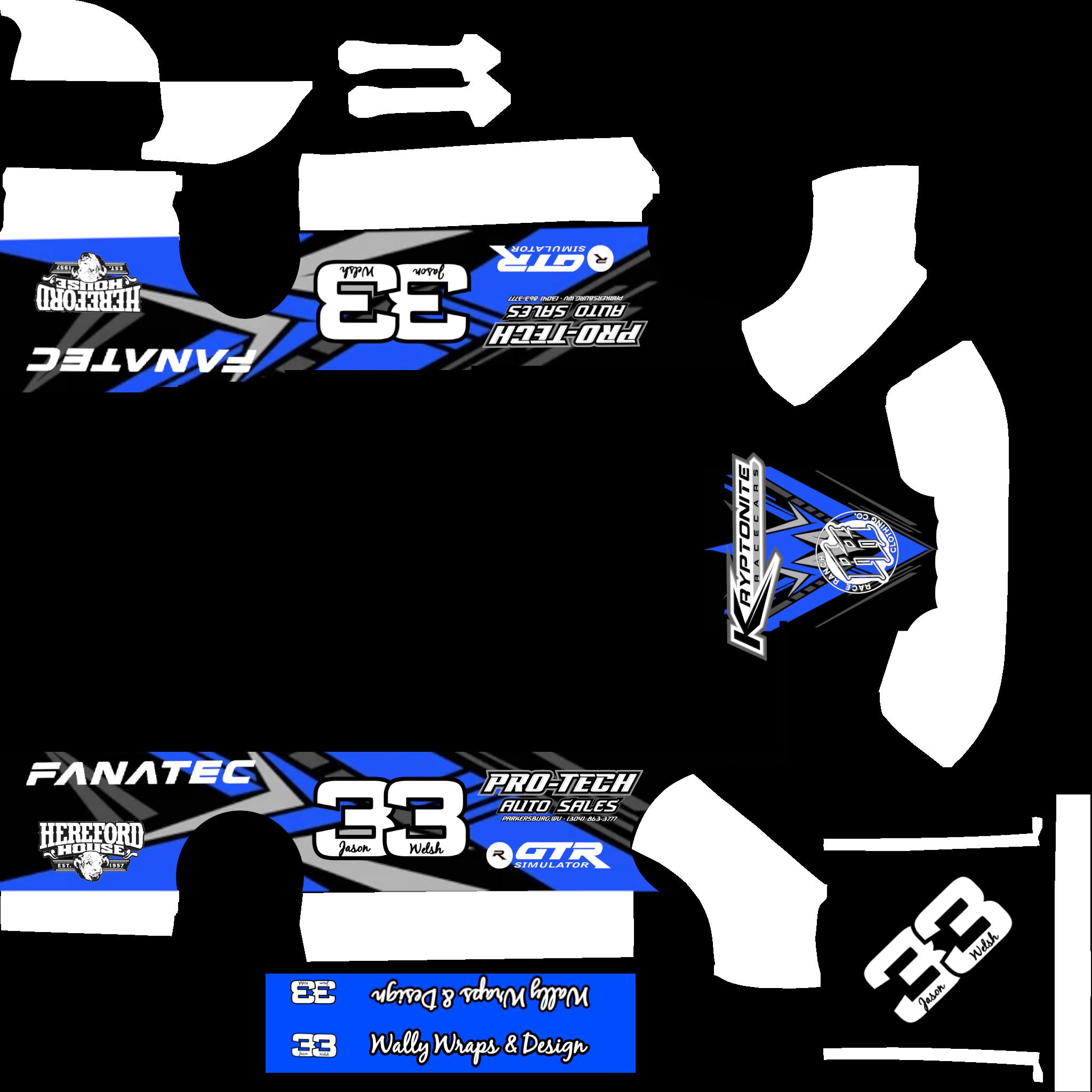 blue welsh custom by Jason Welsh - Trading Paints
