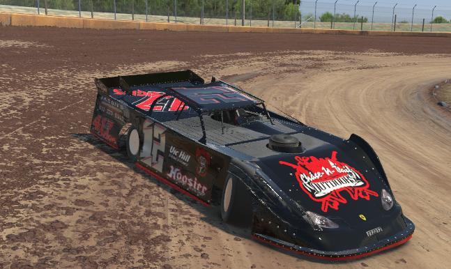 Levi Black And Red Late Model V3 by David Sherwood J. - Trading Paints