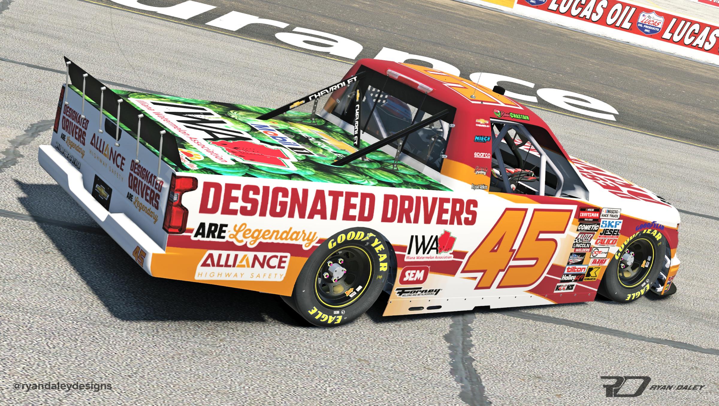 Official 2024 #45 Ross Chastain Designated Drivers Are Legendary No ...