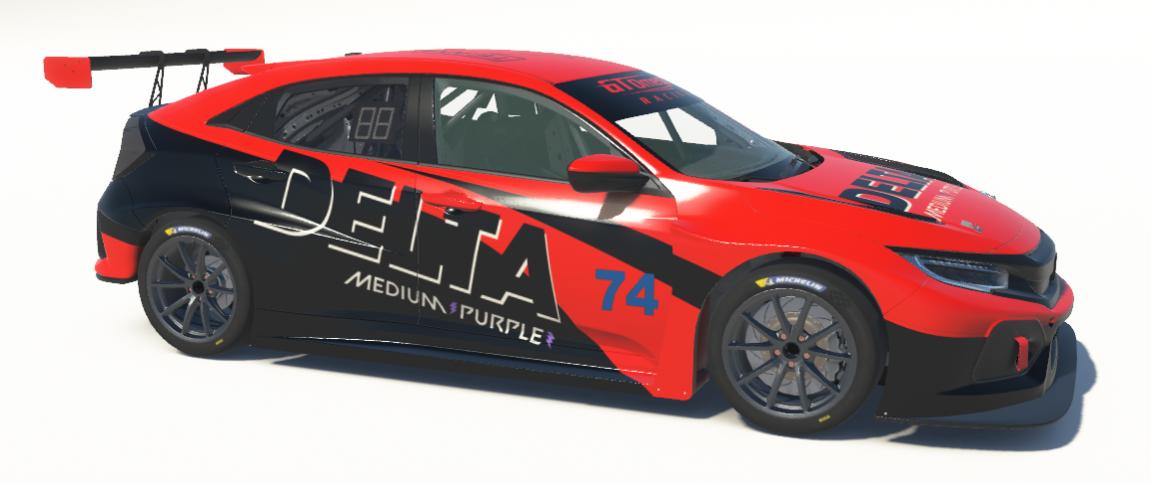 T74 Type R TCR Red/Blk by Leigh Rigden - Trading Paints
