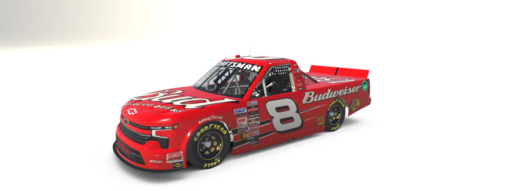 2025 Dale Earnhardt Jr Budweiser by Sean G. - Trading Paints