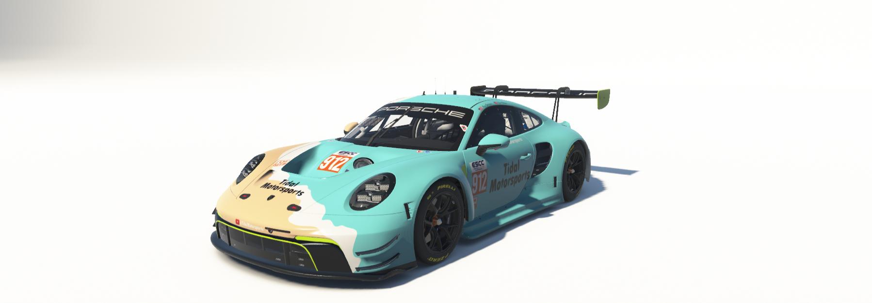 Tidal Motorsports Neon ESCC livery by Tayne Hodesson - Trading Paints