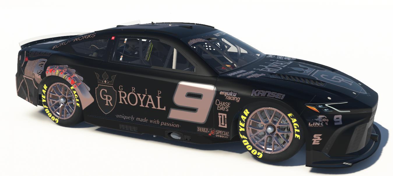 Grip Royal Black/Copper by Sean Matteson - Trading Paints