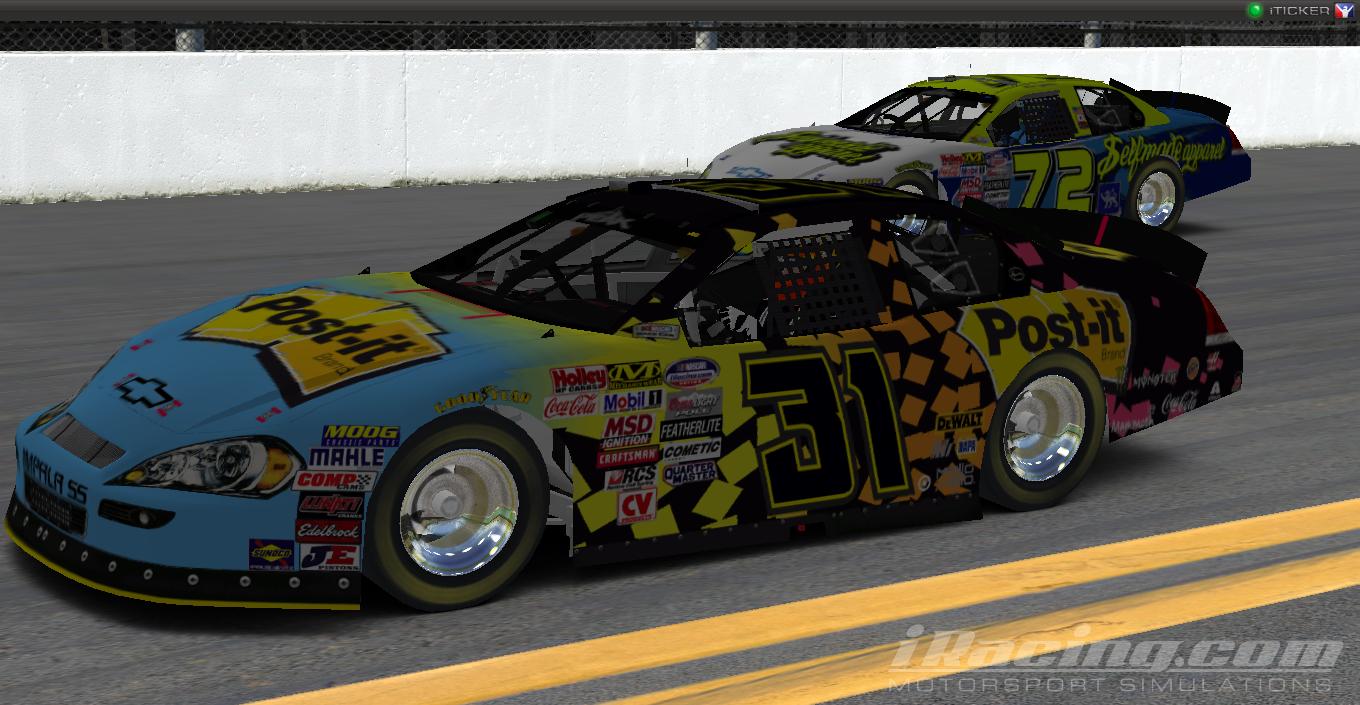 Post It Impala by Andrew Cardinale I. - Trading Paints