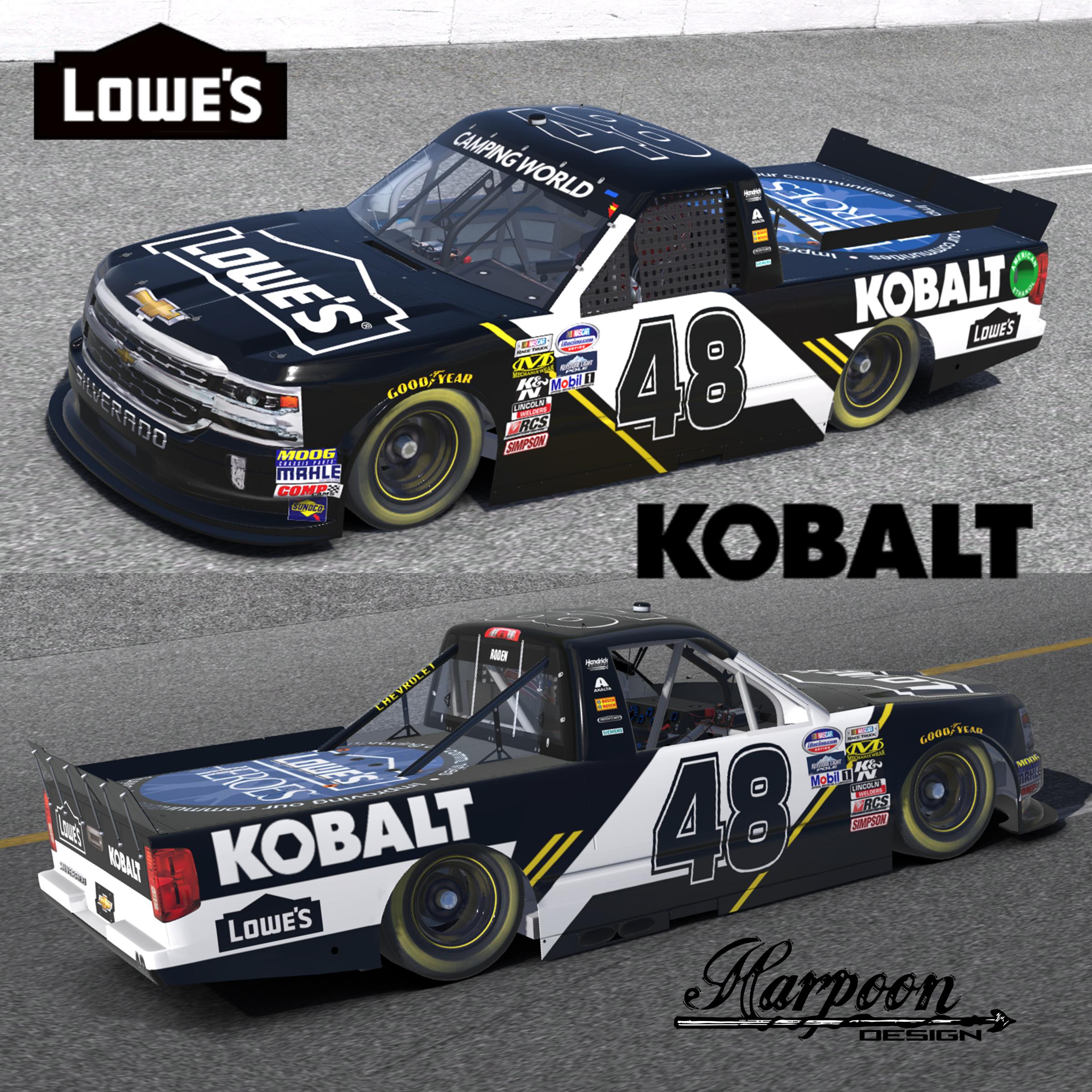 2017 Kobalt Lowes Fantasy by Brantley Roden - Trading Paints