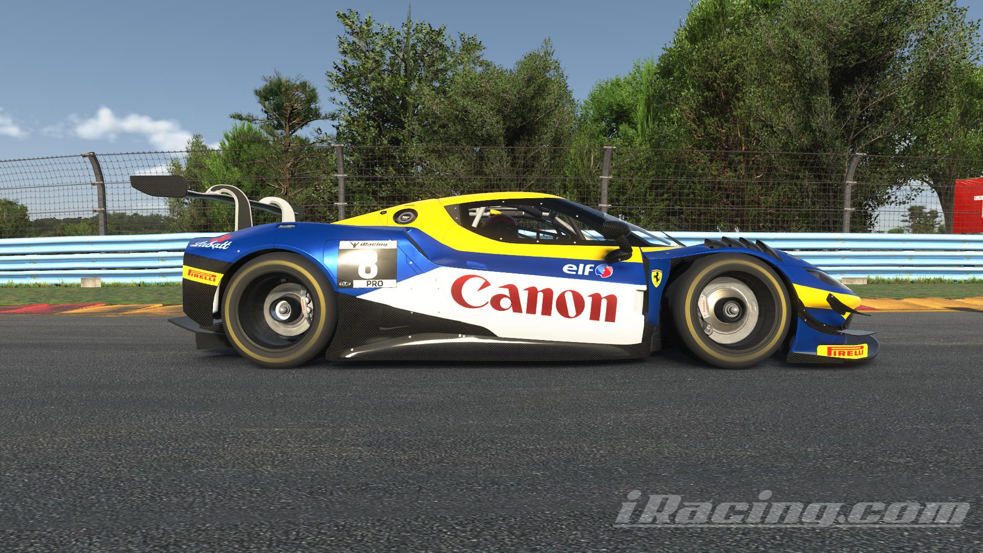 Canon Ferrari 296 GT3 by David Silva14 - Trading Paints