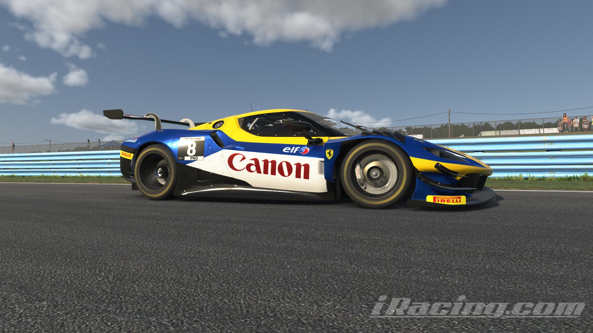 Canon Ferrari 296 GT3 by David Silva14 - Trading Paints