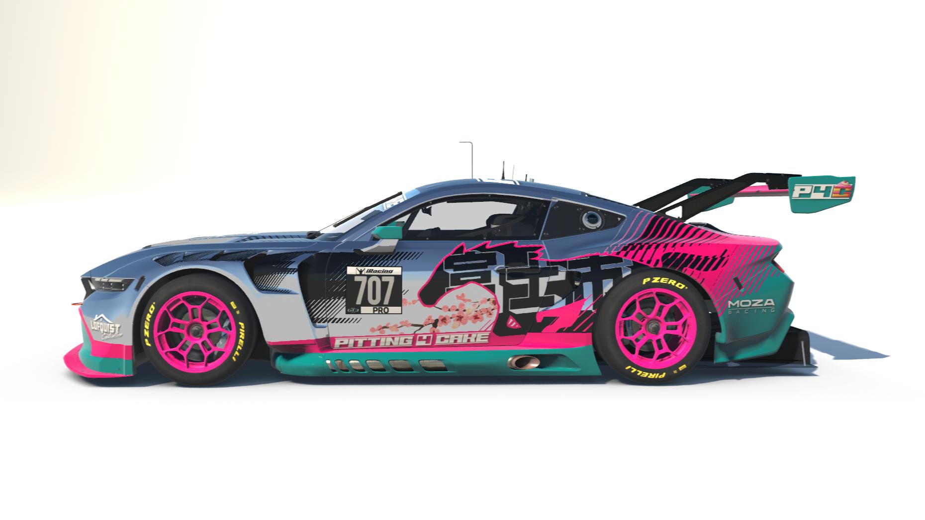 Pitting 4 Cake Fuji Ford Mustang GT3 by Mike Lofquist2 - Trading Paints