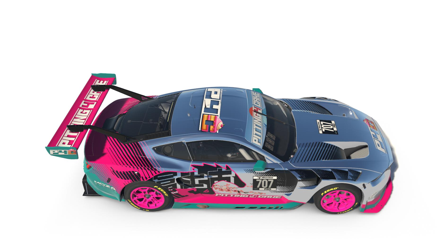 Pitting 4 Cake Fuji Ford Mustang GT3 by Mike Lofquist2 - Trading Paints