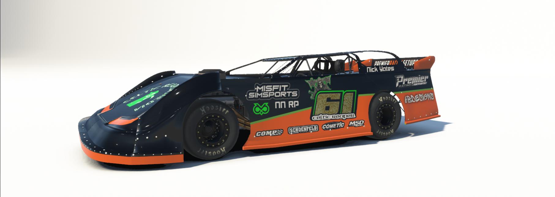 Nick Yates Late Model by Robert Charette - Trading Paints