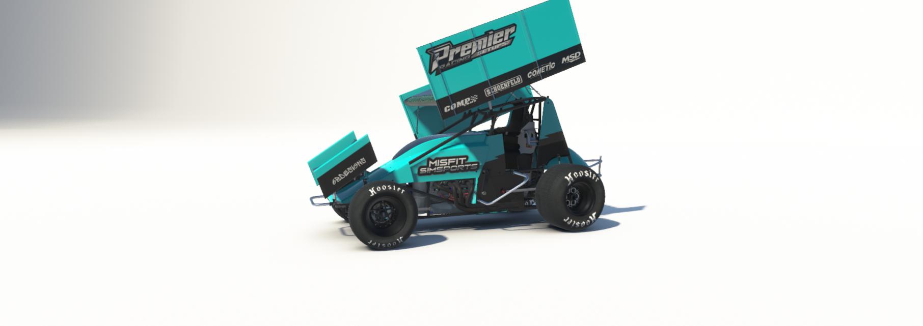 Brant Rhodes 305 Sprint Car by Robert Charette - Trading Paints