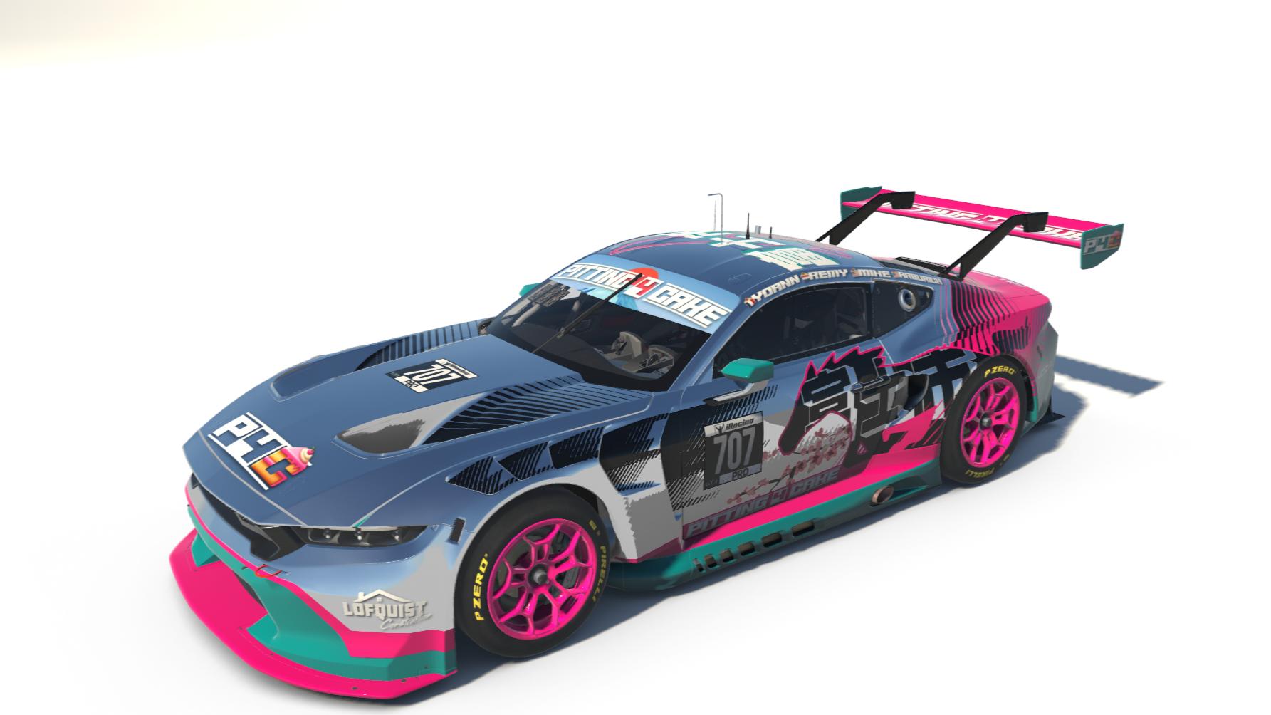 Pitting 4 Cake Fuji 8 Hour Ford Mustang GT3 by Mike Lofquist2 - Trading ...