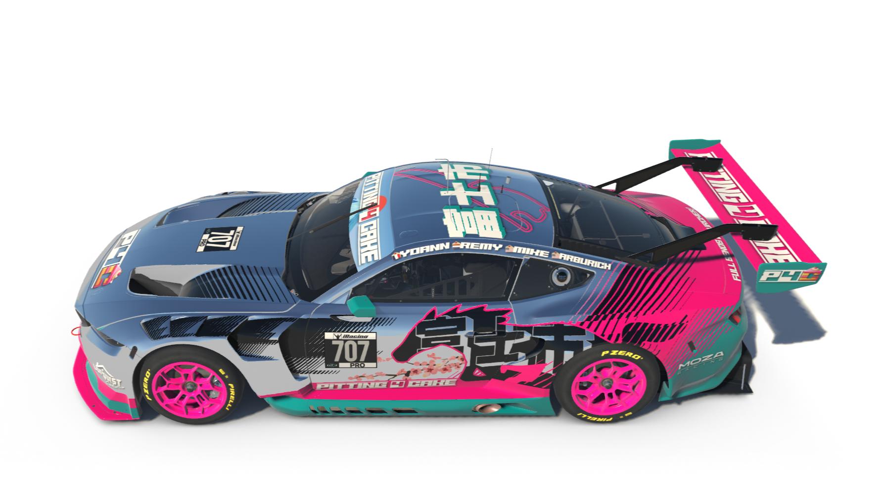 Pitting 4 Cake Fuji 8 Hour Ford Mustang GT3 by Mike Lofquist2 - Trading ...