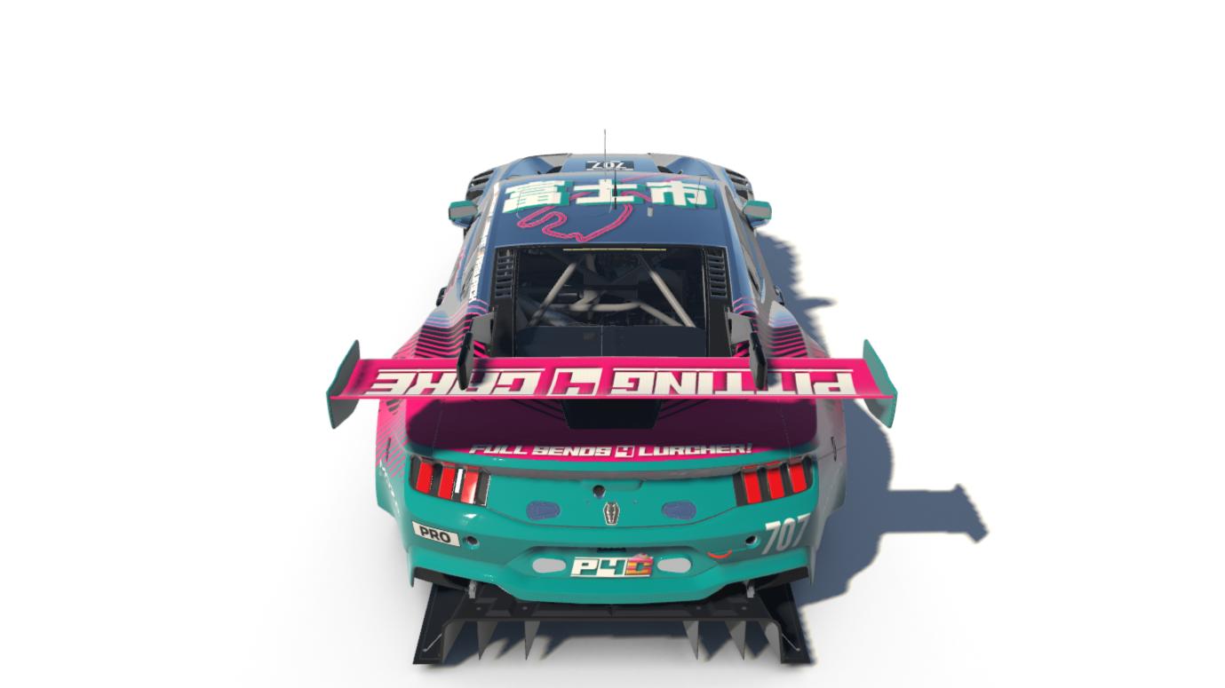 Pitting 4 Cake Fuji 8 Hour Ford Mustang GT3 by Mike Lofquist2 - Trading ...