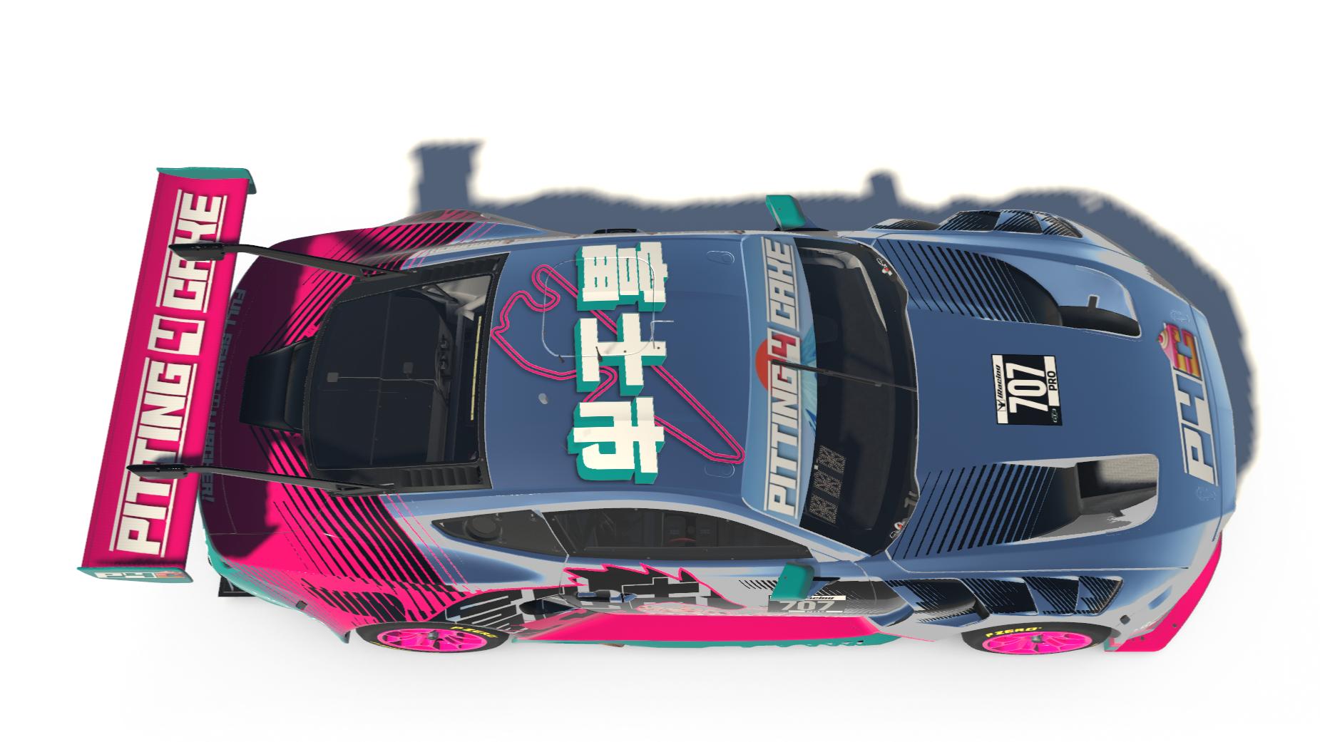 Pitting 4 Cake Fuji 8 Hour Ford Mustang GT3 by Mike Lofquist2 - Trading ...