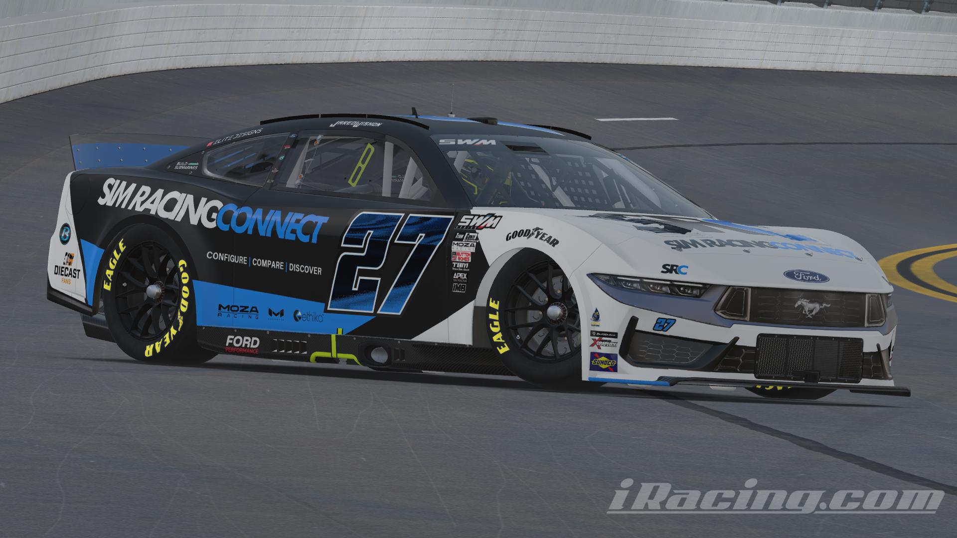 27 Sim Racing Connect Blue SWM by Jared W. - Trading Paints