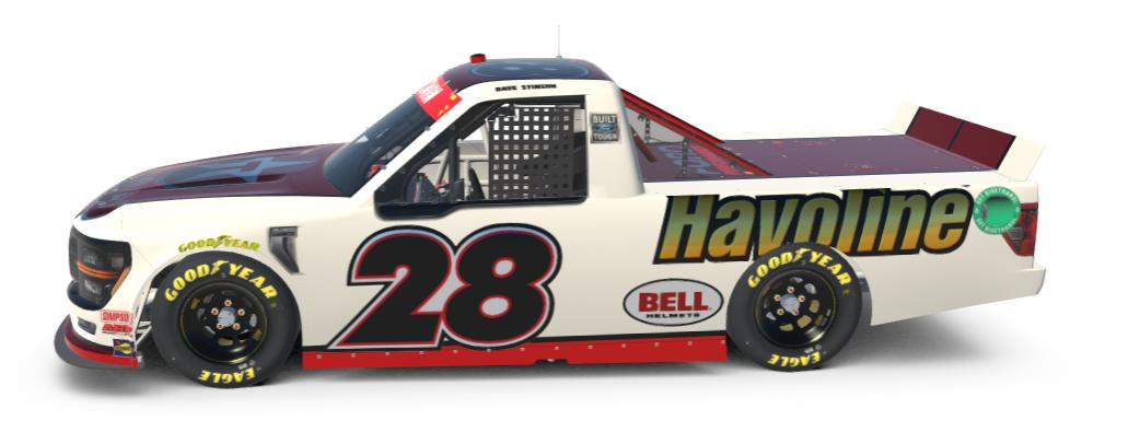 havoline chrome #28 by Dave S. - Trading Paints