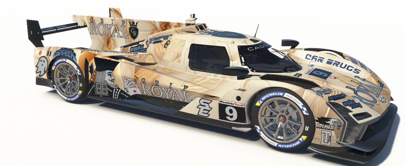 Grip Royal Floral by Sean Matteson - Trading Paints