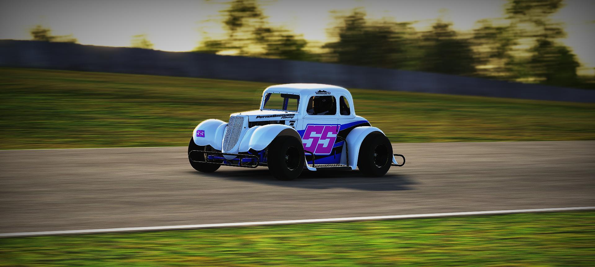 Landon Thrasher legend car replica by Brody Wakefield - Trading Paints