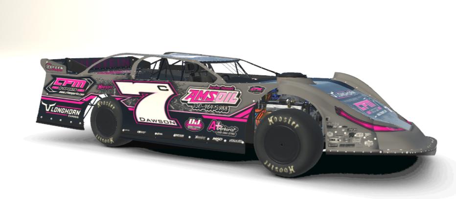 Billy Dawson Grey Black Pink DLM by Connor Cullen - Trading Paints