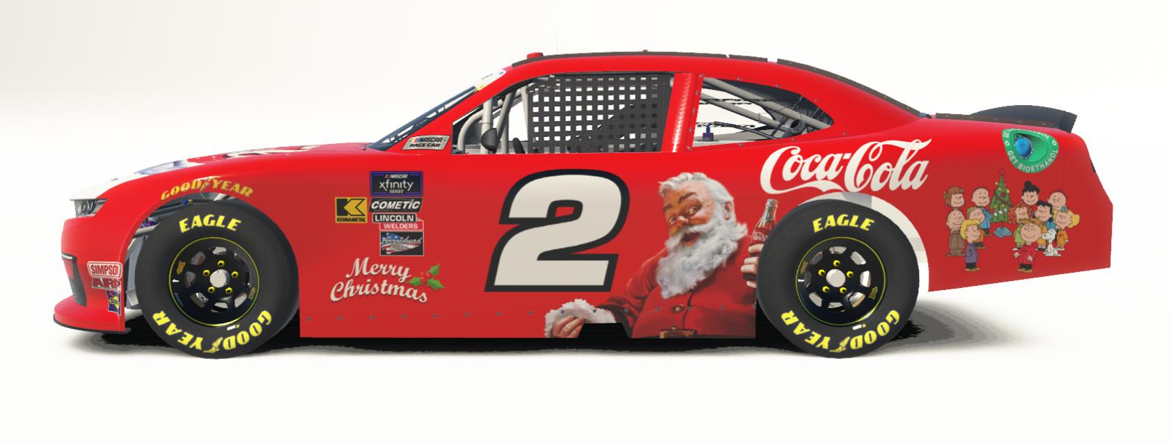 Merry Christmas Coke Camaro by Tyrone Yohe - Trading Paints
