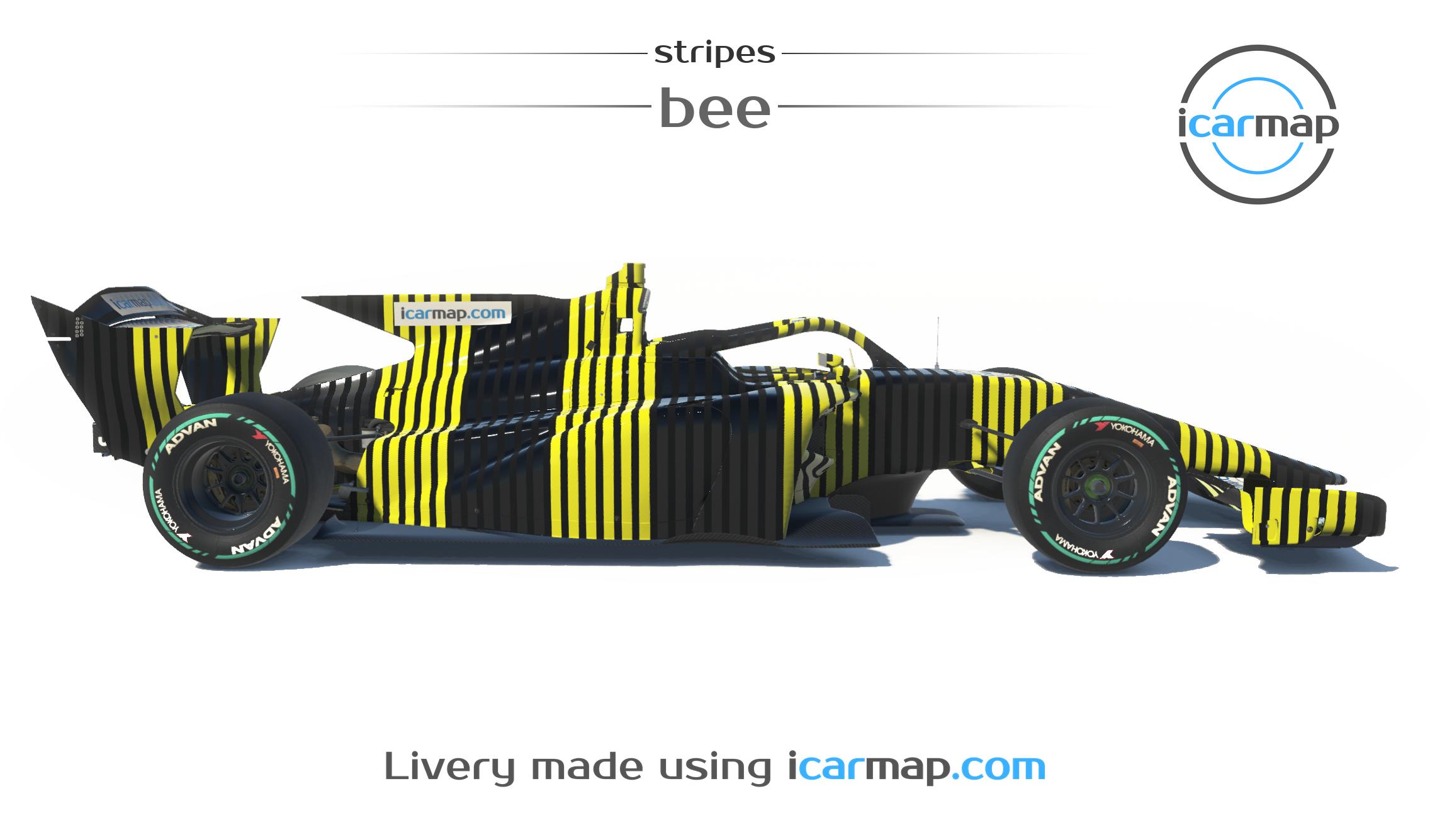 Stripes - Bee (Super Formula SF23) by Will M. - Trading Paints