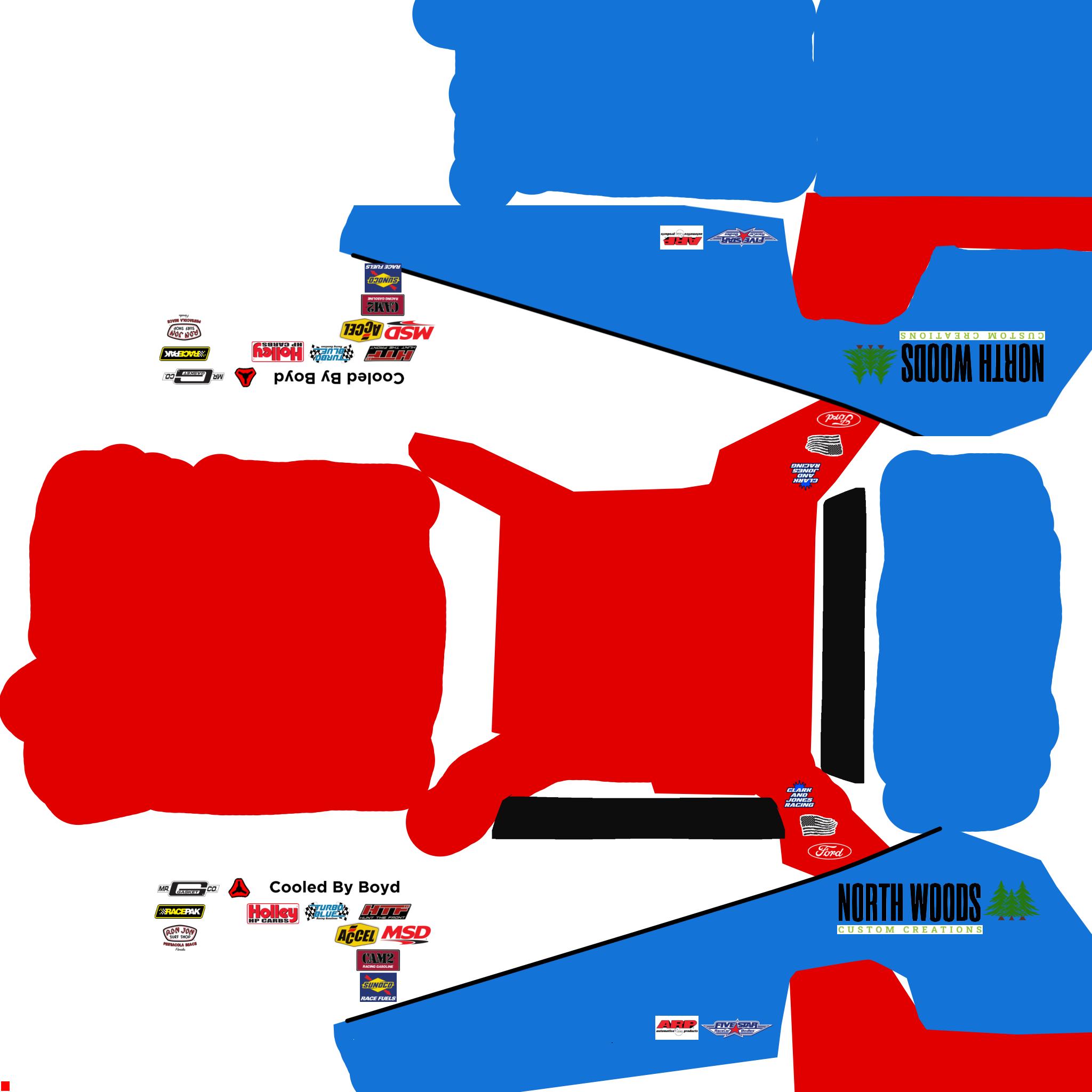 Dean Clark #43 Crown Vic by Mason Jones3 - Trading Paints