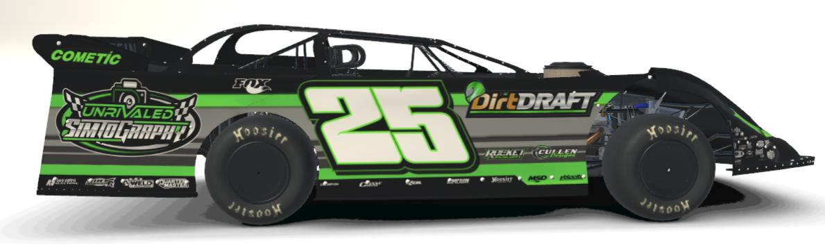 Gavyn Gravitt Green Black DLM by Connor Cullen - Trading Paints