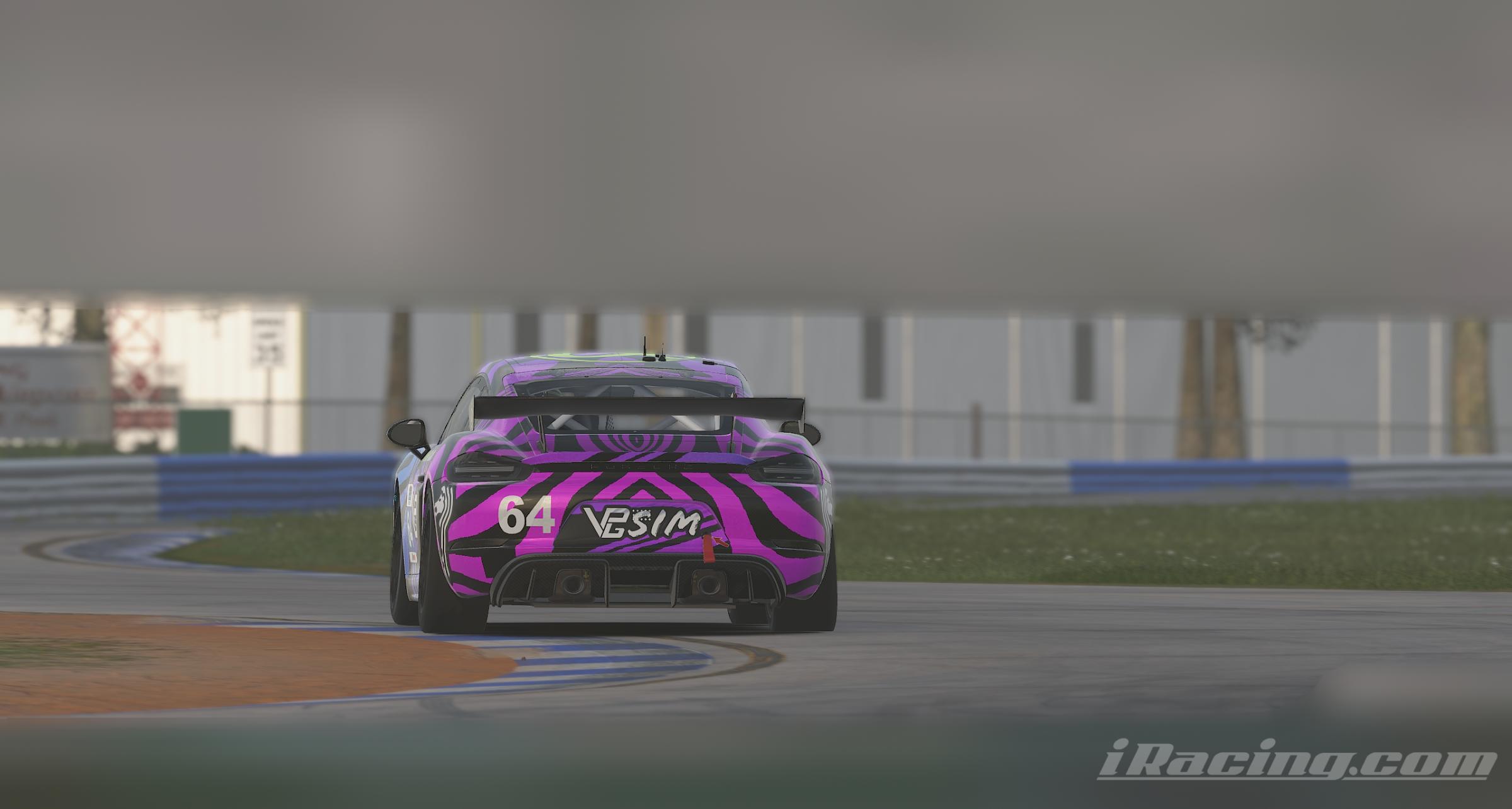 Alpha Corsa 718 Cayman GT4 Blue + Pink by Thomas Brown10 - Trading Paints