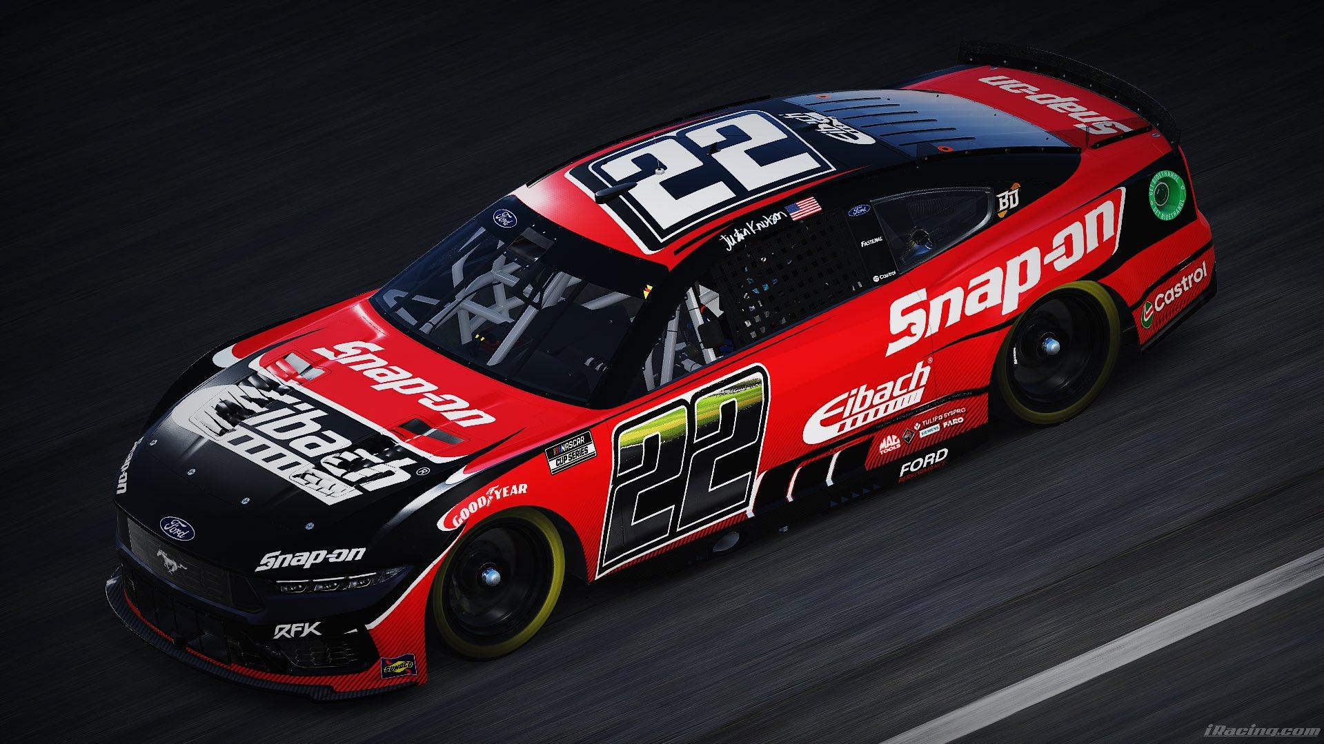 Justin Knutson Red Eibach 2025 by Luke Breitschopf - Trading Paints