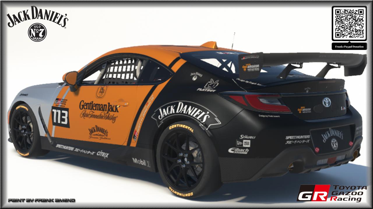 Jack Daniels Toyota GR86 by Frank Amend - Trading Paints