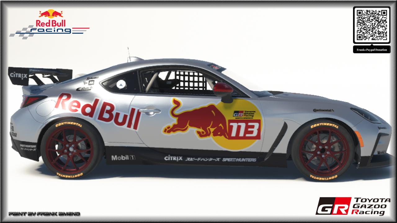 Red Bull Silver CamoToyota GR86 by Frank Amend - Trading Paints