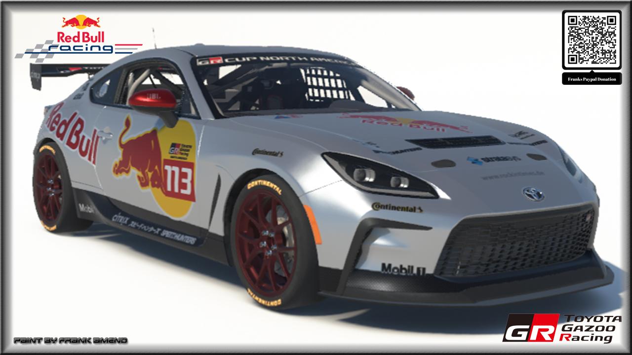 Red Bull Silver CamoToyota GR86 by Frank Amend - Trading Paints