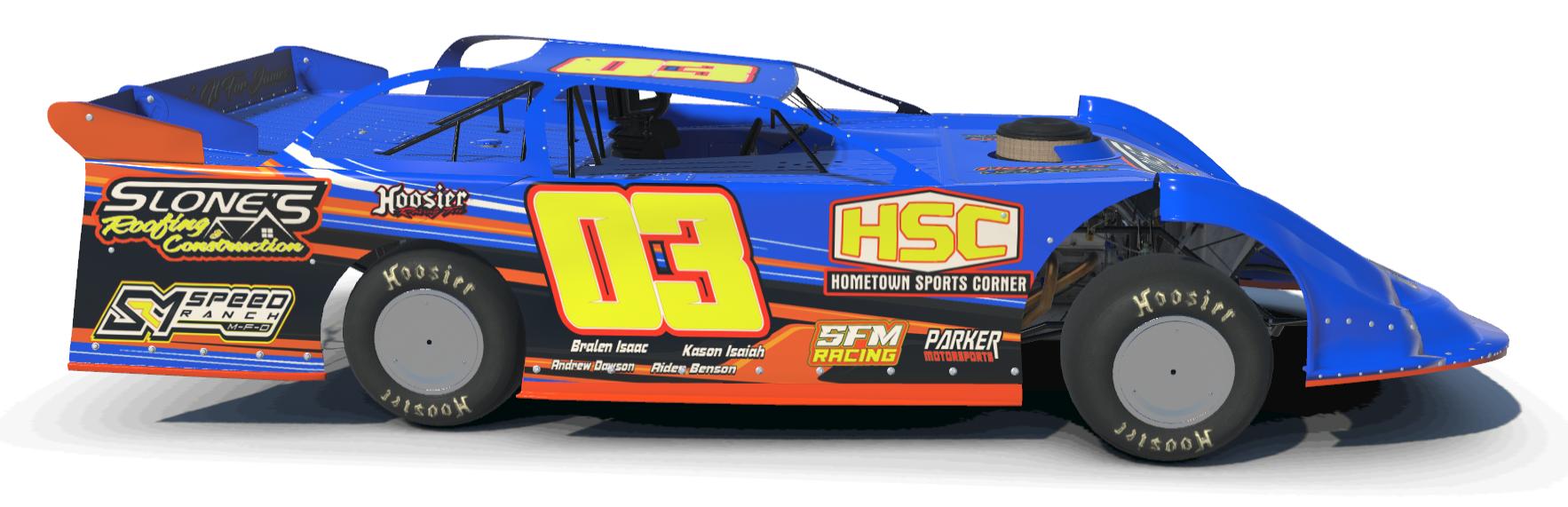 Austin Spurlock BLU ORN BLK DLM by Wade B. - Trading Paints