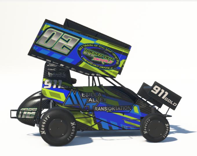 Jeffrey Kummer Blue Green Micro Winged by Connor Cullen - Trading Paints