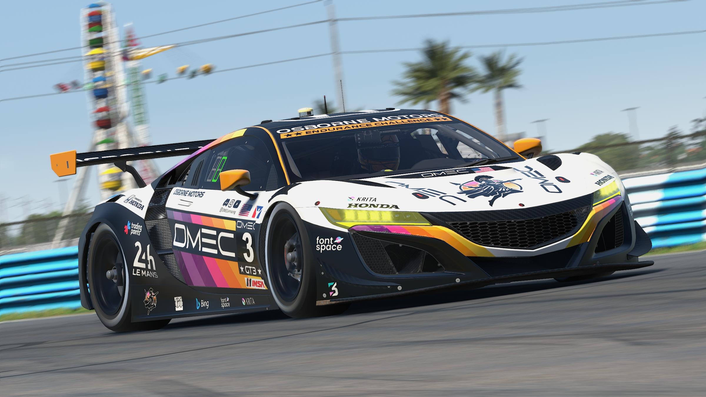 OMEC Acura NSX GT3 "Legionnaire" v1.0 by Patrick Cantrell - Trading Paints