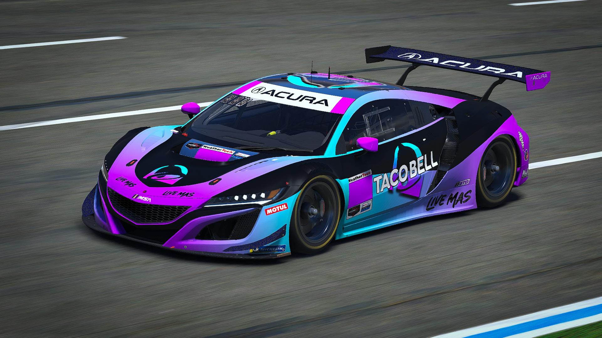 Taco Bell NSX by Noah Blackwell - Trading Paints