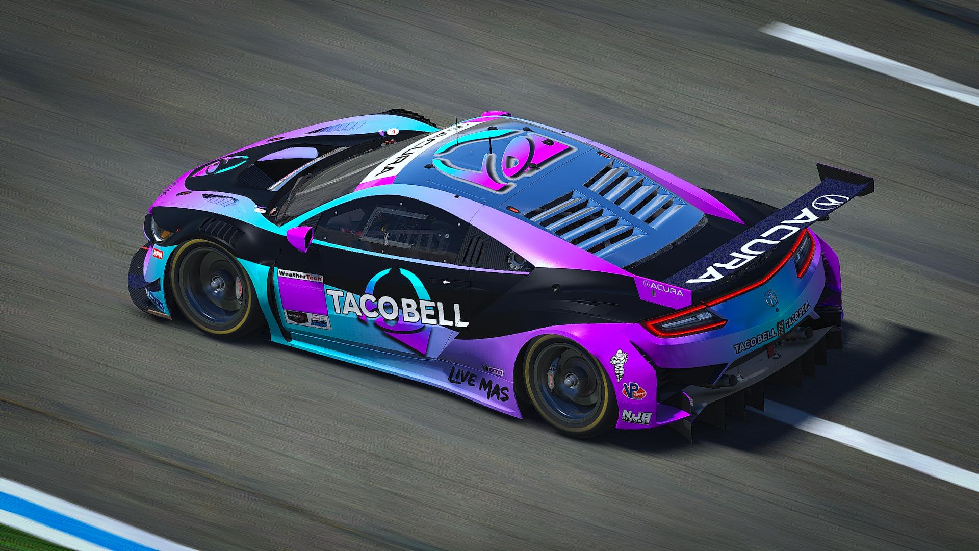 Taco Bell NSX by Noah Blackwell - Trading Paints