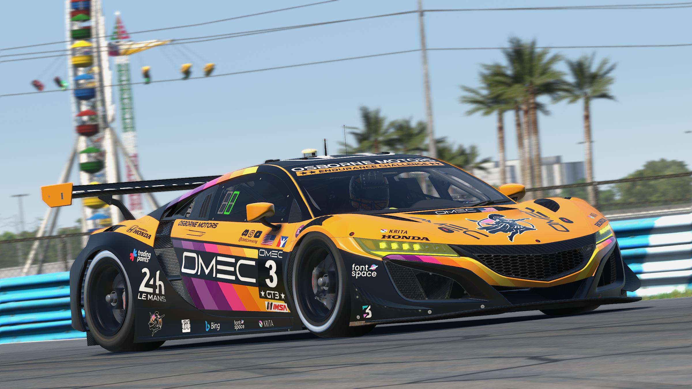 OMEC Acura NSX GT3 "Fire Legionnaire" v1.0 by Patrick Cantrell ...
