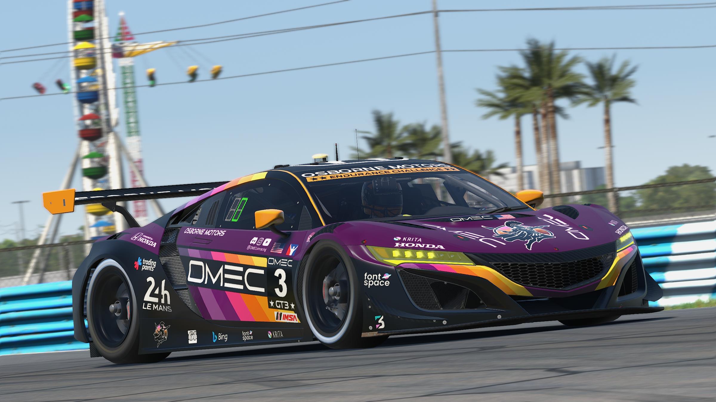 OMEC Acura NSX GT3 "Night Legionnaire" v1.0 by Patrick Cantrell ...