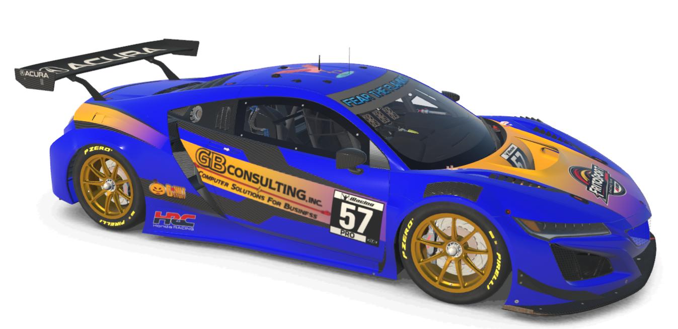 Acura NSX EVO22 GT3 FSE Dream Team Mike Key by Edgar S. - Trading Paints