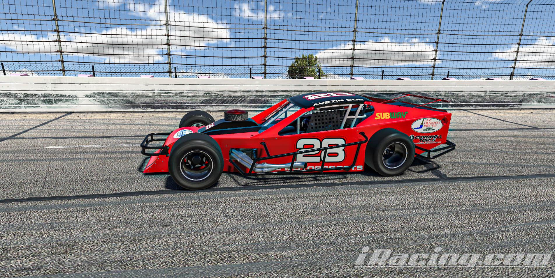 Austin Coe Red Modified by Chandler Hutchins - Trading Paints