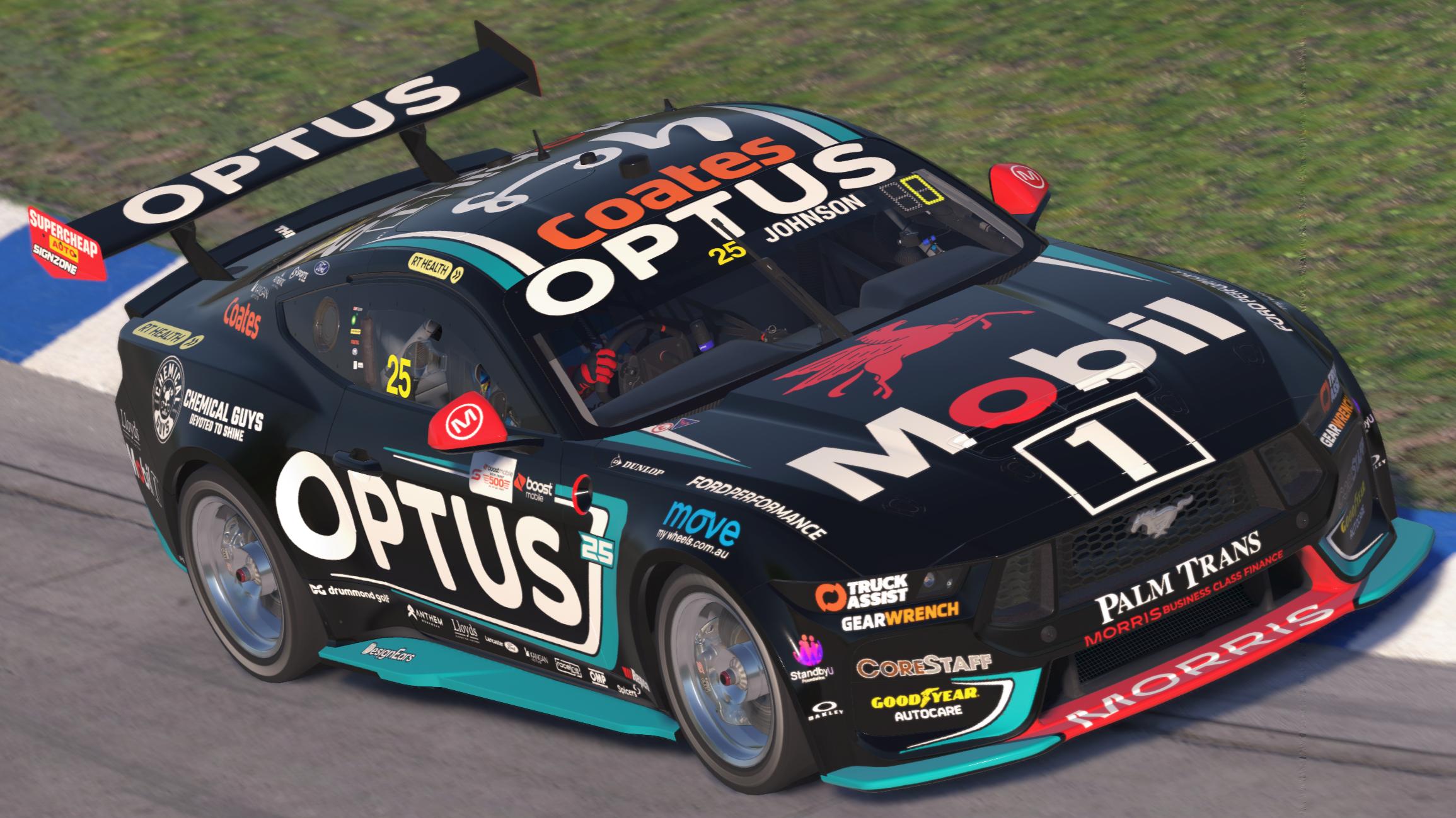 Chaz Mostert Walkinshaw-Andretti-United Optus Mobil 1 by Mick J ...