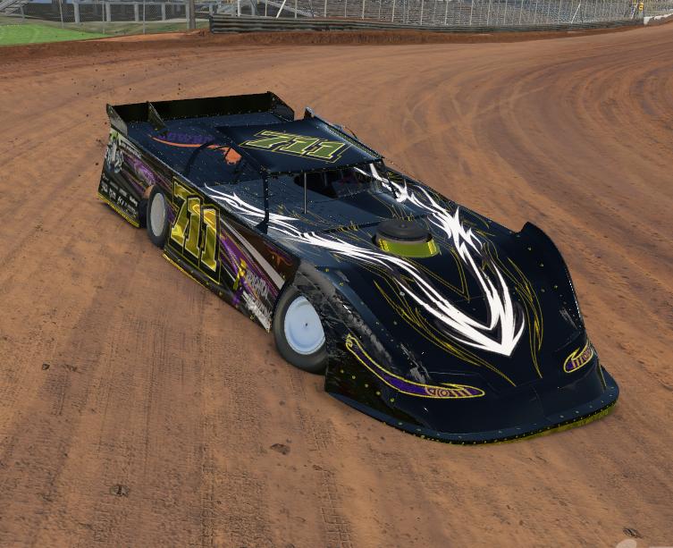 711 Hurricane Late Model by David Sherwood J. - Trading Paints