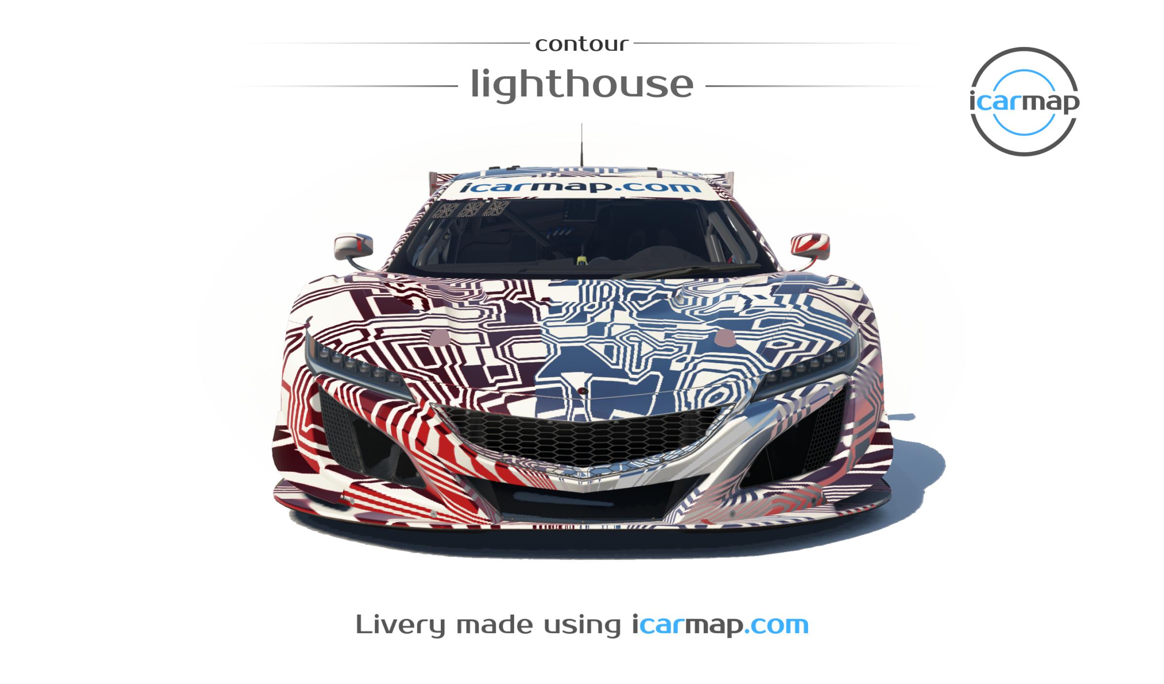Contour - Lighthouse (Acura NSX GT3 EVO 22) by Will M. - Trading Paints