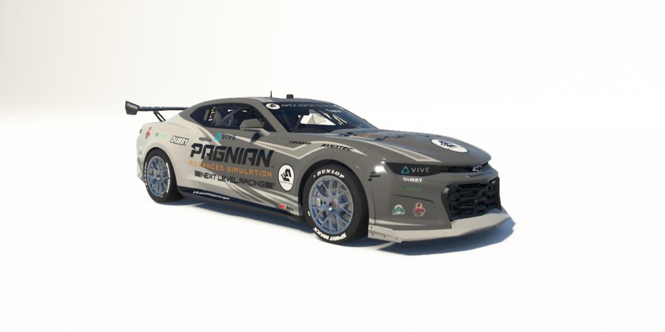 V8 Veterans - B Heys - Team APEX eSL Supercars Chevrolet Camaro Gen 3 ...